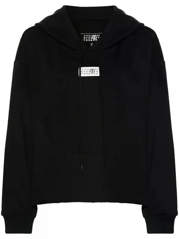 MAISON MARGIELA Cotton Blend Numbers Patch Hoodie