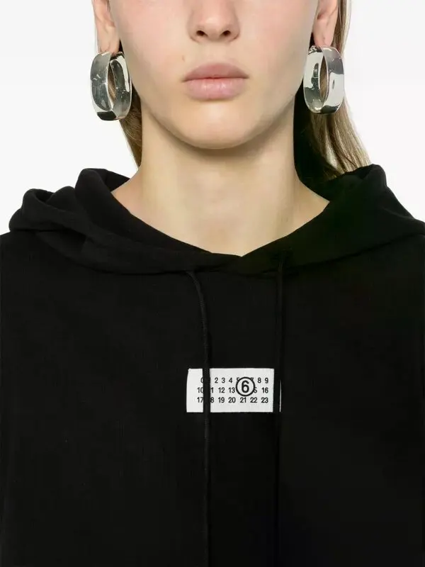 MAISON MARGIELA Cotton Blend Numbers Patch Hoodie