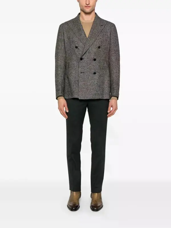 Tagliatore Double-breasted Blazer - Grey