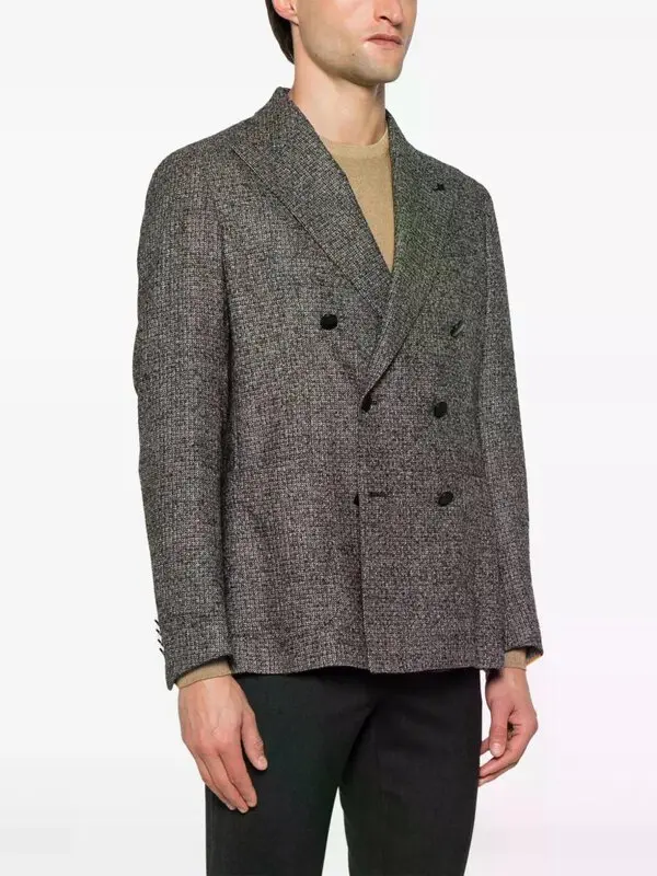 Tagliatore Double-breasted Blazer - Grey