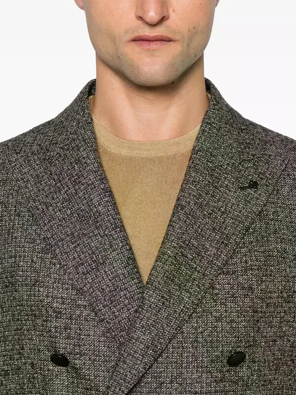 Tagliatore Double-breasted Blazer - Grey