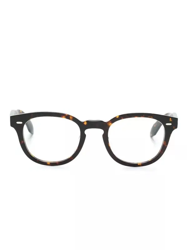 Oliver Spencer N.01 Square-frame Glasses - Brown