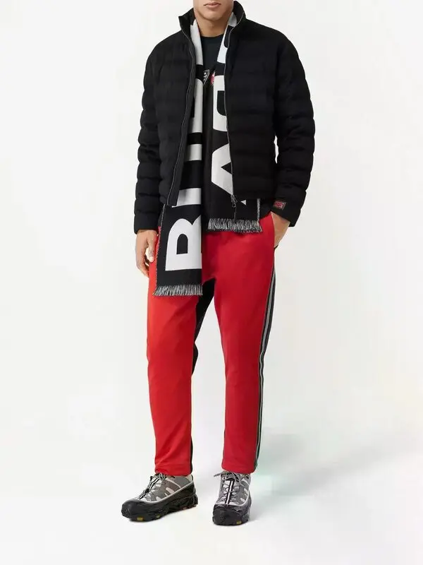 Burberry Logo-jacquard Wool Scarf