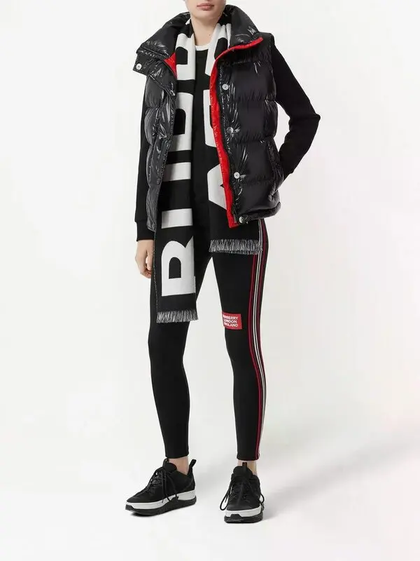 Burberry Logo-jacquard Wool Scarf