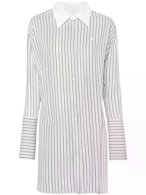 COURREGES Striped Button-up Shirt
