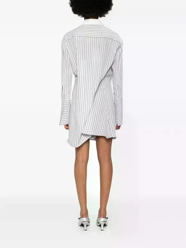 COURREGES Striped Button-up Shirt