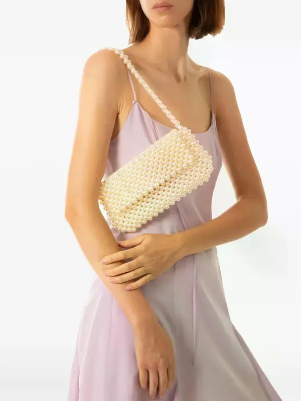 0711 TBILISI Clover Shoulder Bag - White