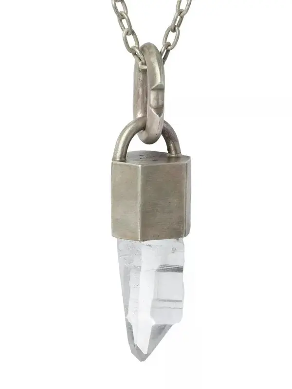 PARTS OF FOUR Talisman Lemurian Quartz Necklace - Silver