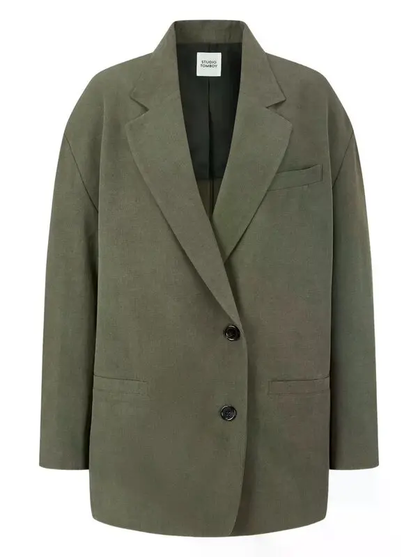 STUDIO TOMBOY Single-breasted Blazer - Green