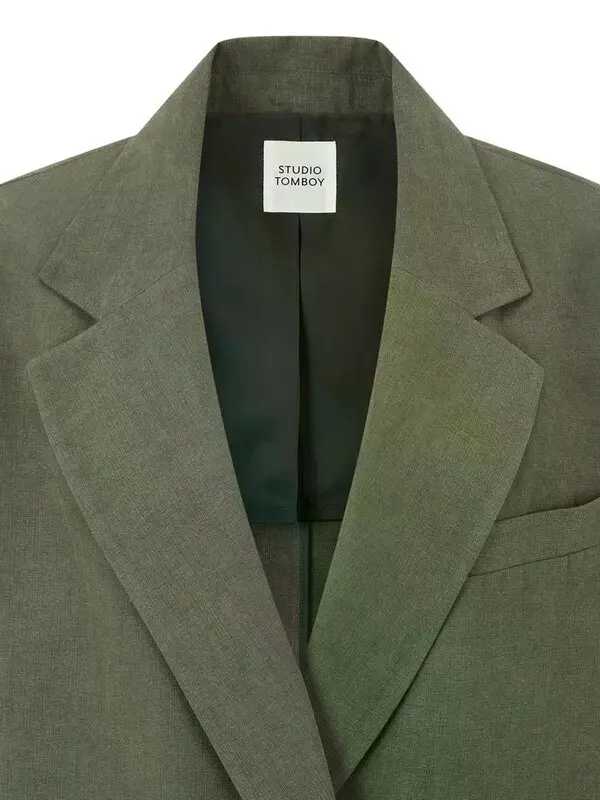 STUDIO TOMBOY Single-breasted Blazer - Green