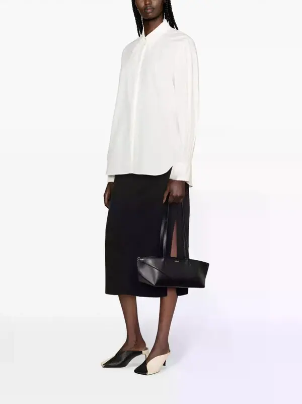 Khaite Pointed-collar Cotton Shirt