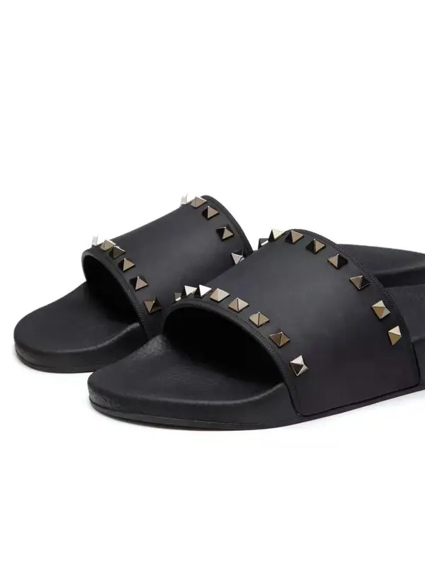 Valentino Garavani Rockstud Slide Sandals