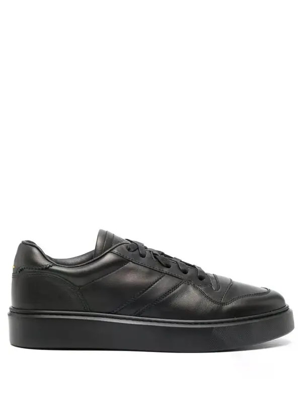 DOUCAL'S Leather Logo-debossed Sneakers