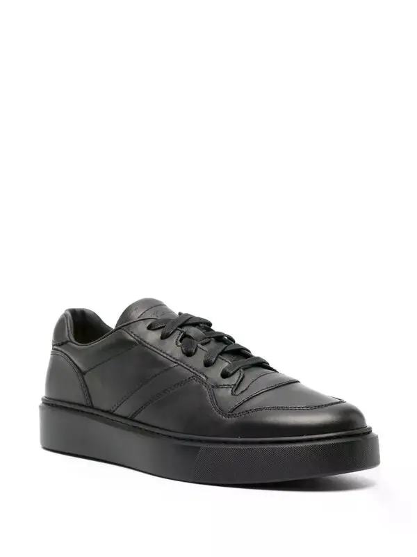 DOUCAL'S Leather Logo-debossed Sneakers