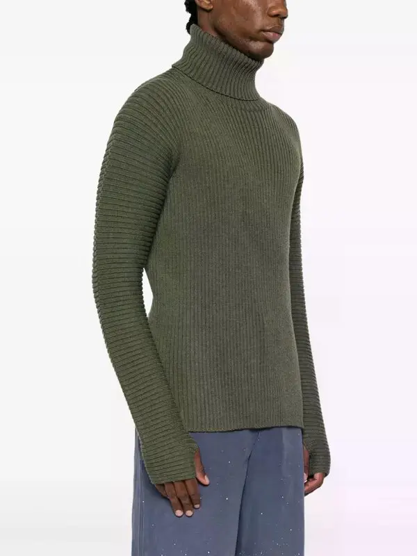 Kenzo Ribbed-knit Roll-neck Jumper