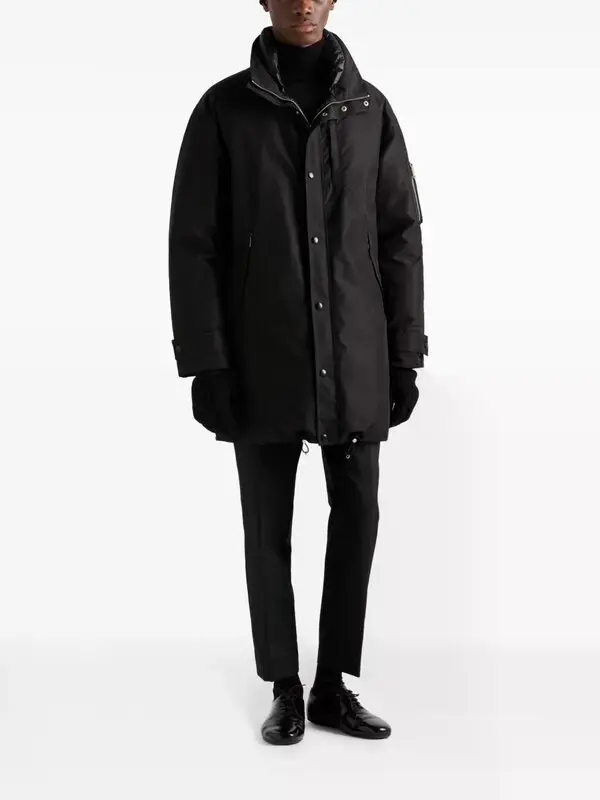 Prada Logo-lettering Down Coat