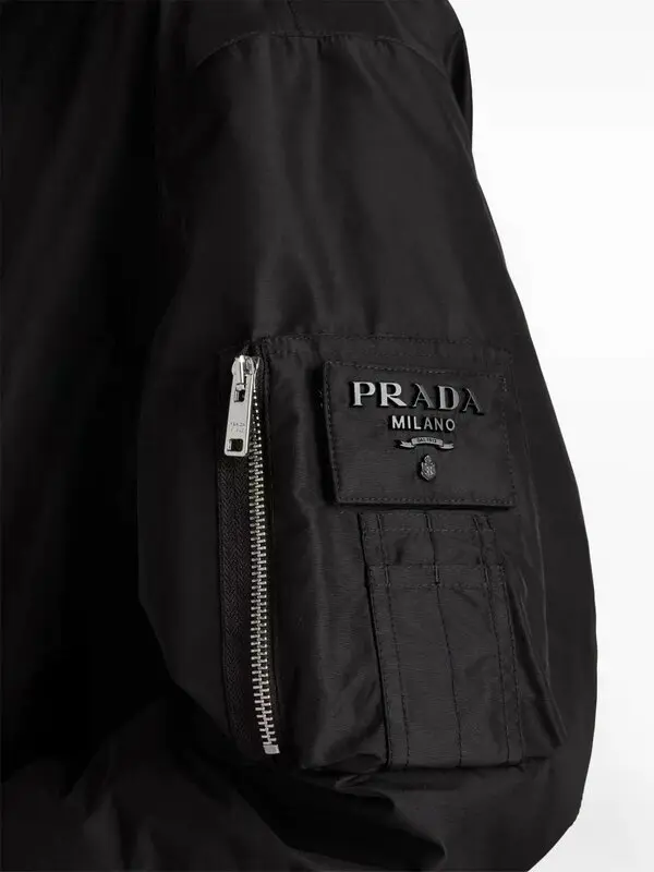 Prada Logo-lettering Down Coat
