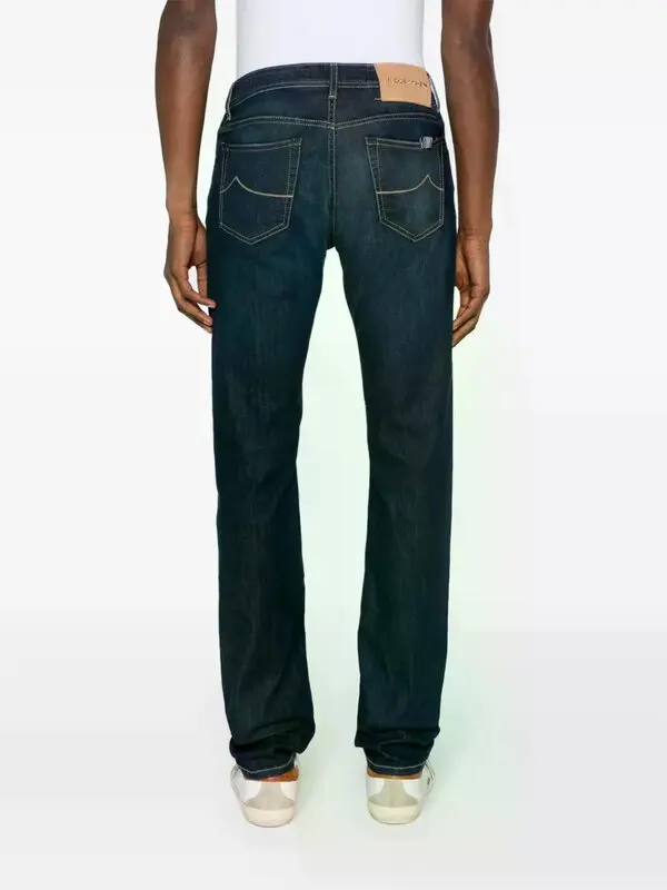 Jacob Cohen Bard Mid-rise Slim-fit Jeans - Blue
