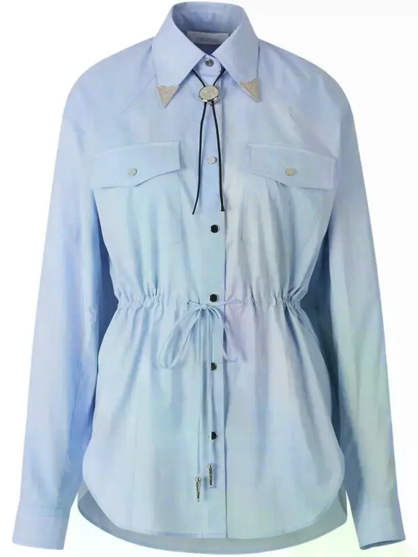 Rabanne Western-style Shirt With Drawstring Waist