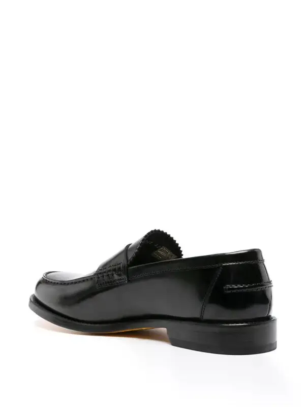 DOUCAL'S Patent Leather Penny Loafers