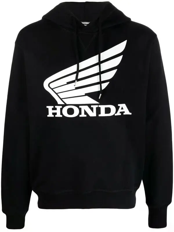 Dsquared2 Graphic-print Hoodie - Black