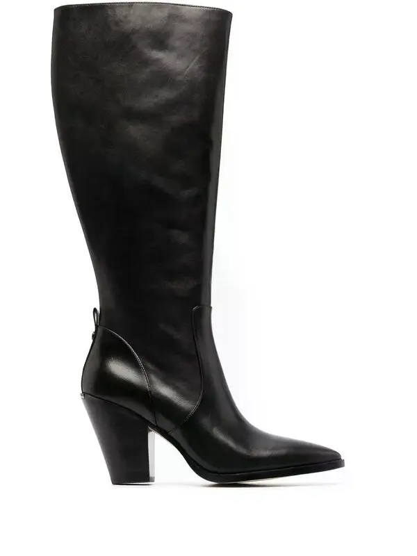 Michael Kors Knee-high Block Heel Pointed Toe Boots