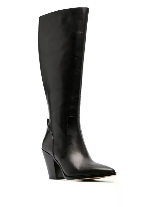 Michael Kors Knee-high Block Heel Pointed Toe Boots