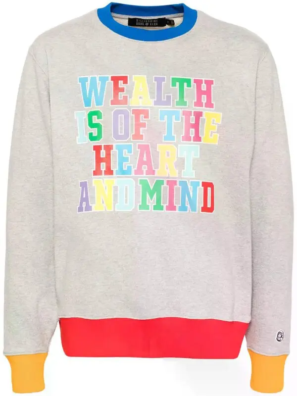 BILLIONAIRE BOYS CLUB Graphic-print Hoodie - Grey