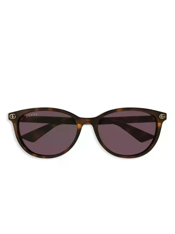 Gucci Square Frame Sunglasses - Brown
