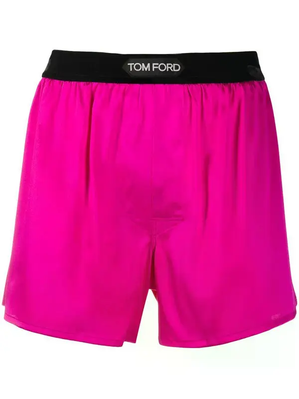 TOM FORD Logo-waistband Boxers - Pink
