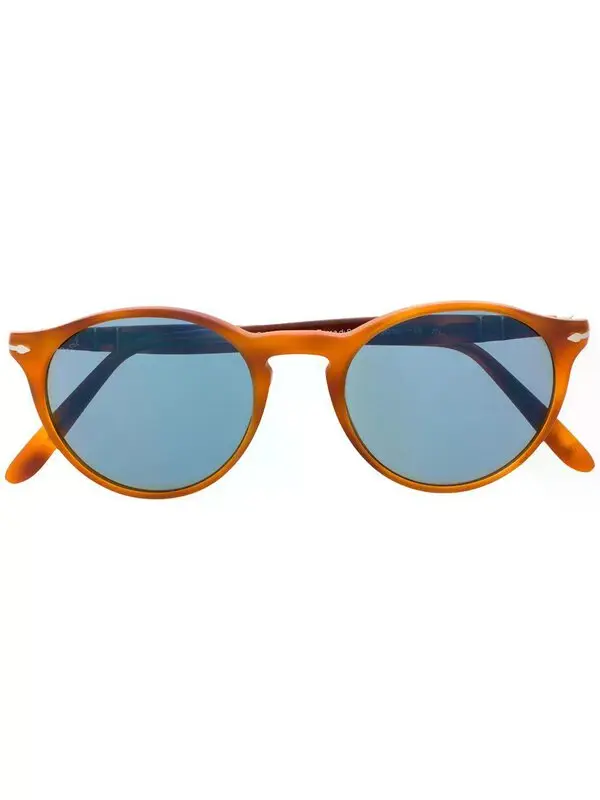 Persol Round Frame Sunglasses - Brown