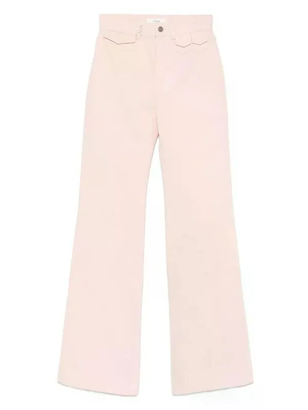 Chloé Flared Jeans - Pink