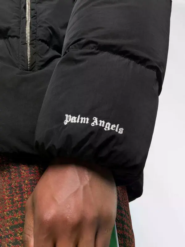 Palm Angels Logo-embroidered Padded Jacket