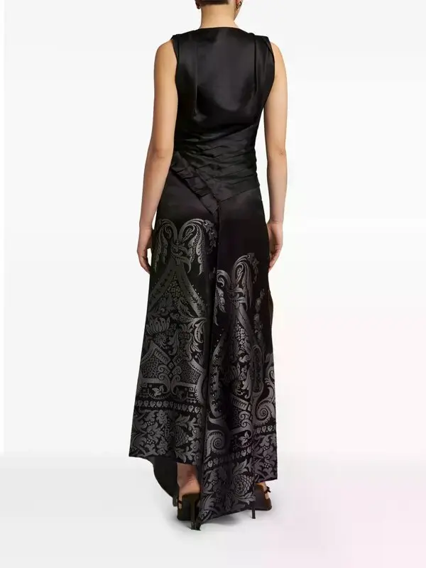 Etro Jacquard Silk Maxi Dress