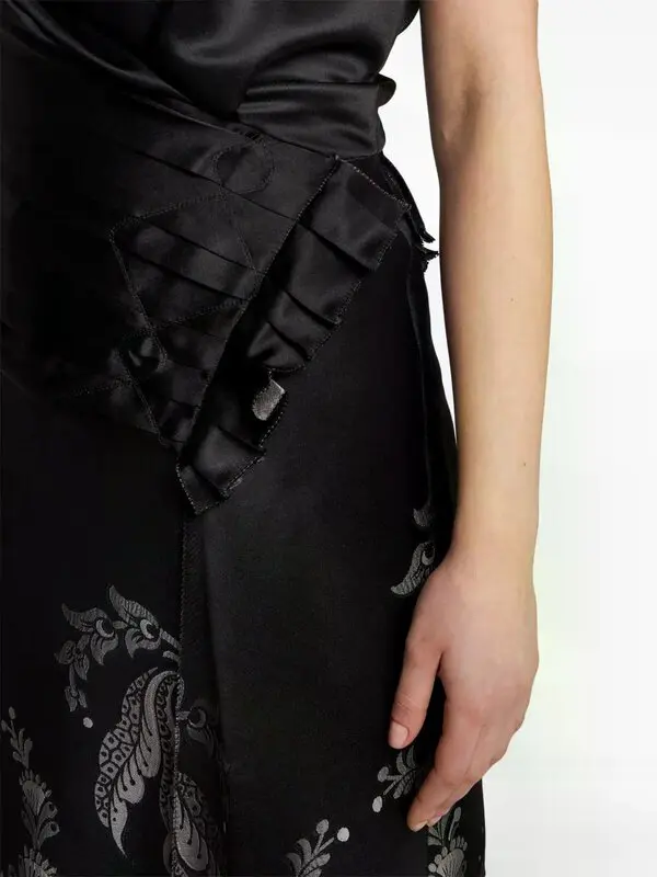 Etro Jacquard Silk Maxi Dress