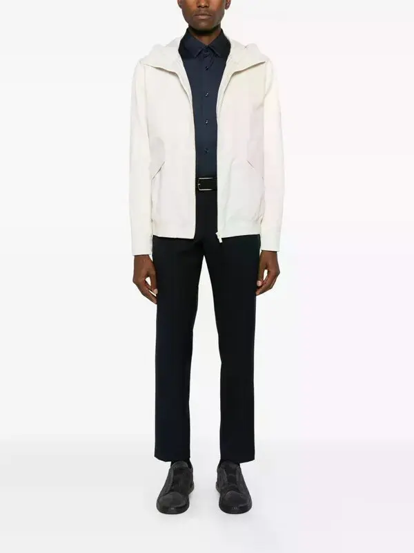 BOSS Logo-patch Hooded Jacket