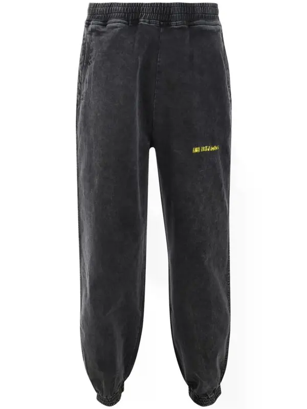 LES BENJAMINS Faded Track Pants - Black