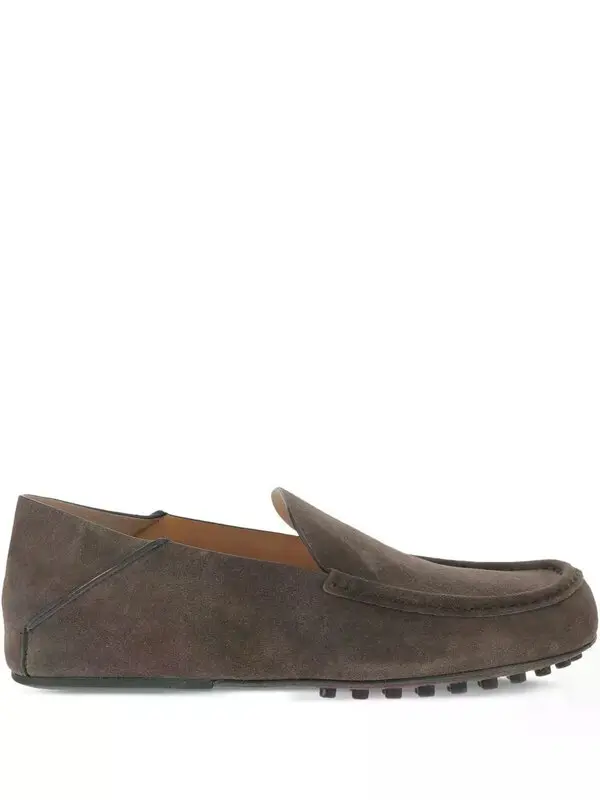 TOD'S Suede Loafers - Brown