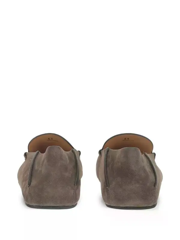 TOD'S Suede Loafers - Brown