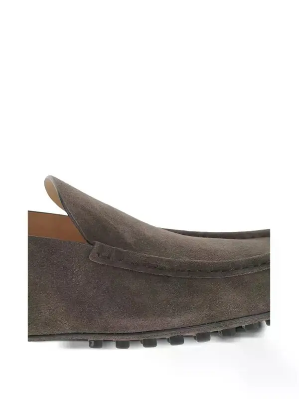 TOD'S Suede Loafers - Brown