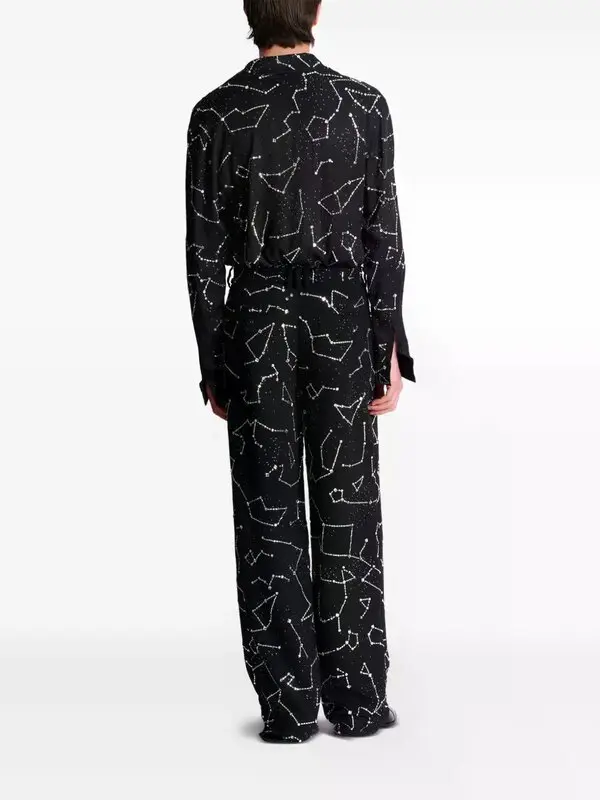 Balmain Constellation Embroidered Trousers