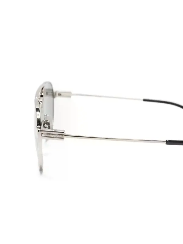 Saint Laurent Pilot-frame Sunglasses - Silver