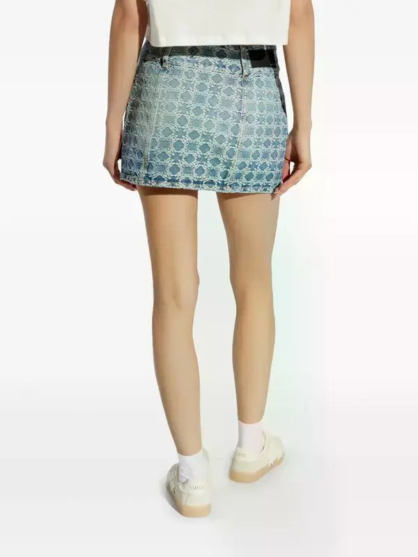 Amiri Denim Mini Skirt