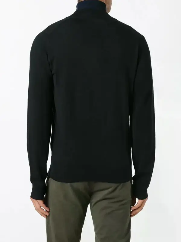 John Smedley High Neck Zipped Cardigan