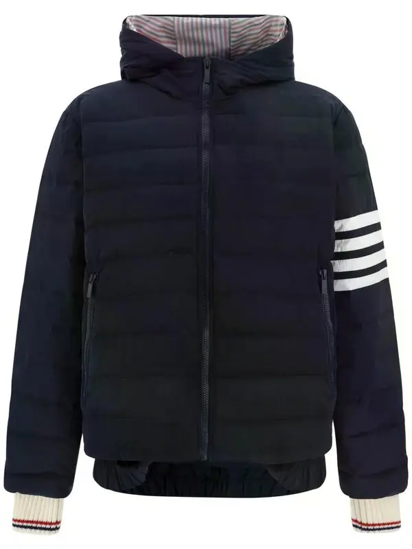 Thom Browne 4-bar Stripe Padded Jacket - Blue