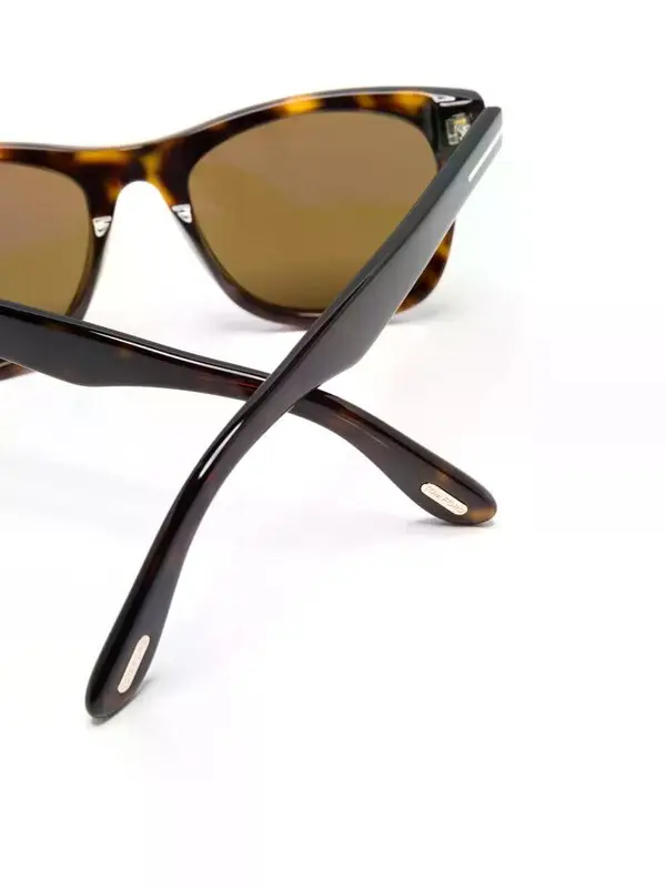 TOM FORD Tortoiseshell Square-frame Sunglasses - Brown