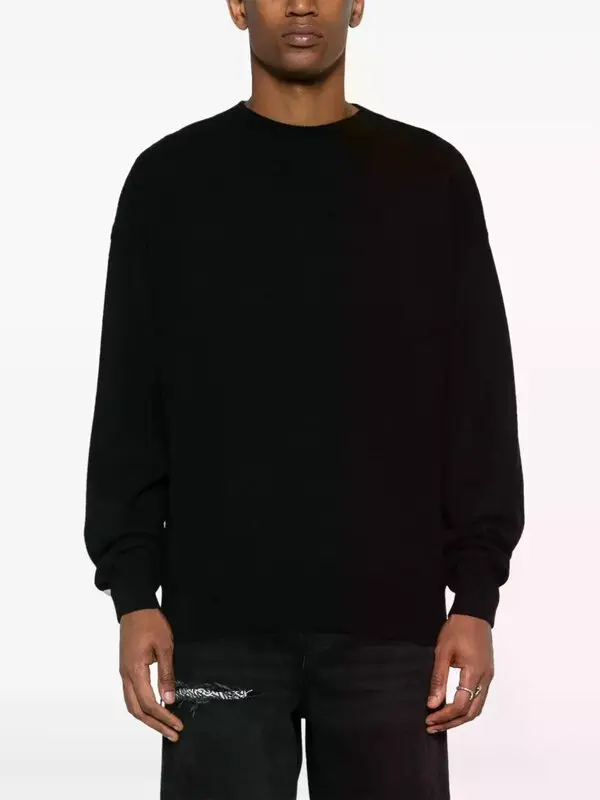 Palm Angels Monogram-print Crew-neck Jumper