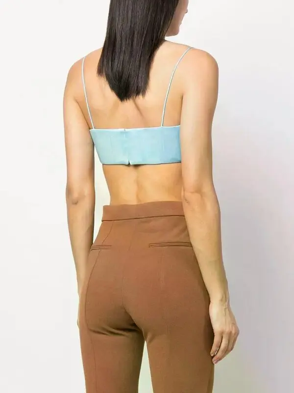 Alex Perry Draped Cropped Corset
