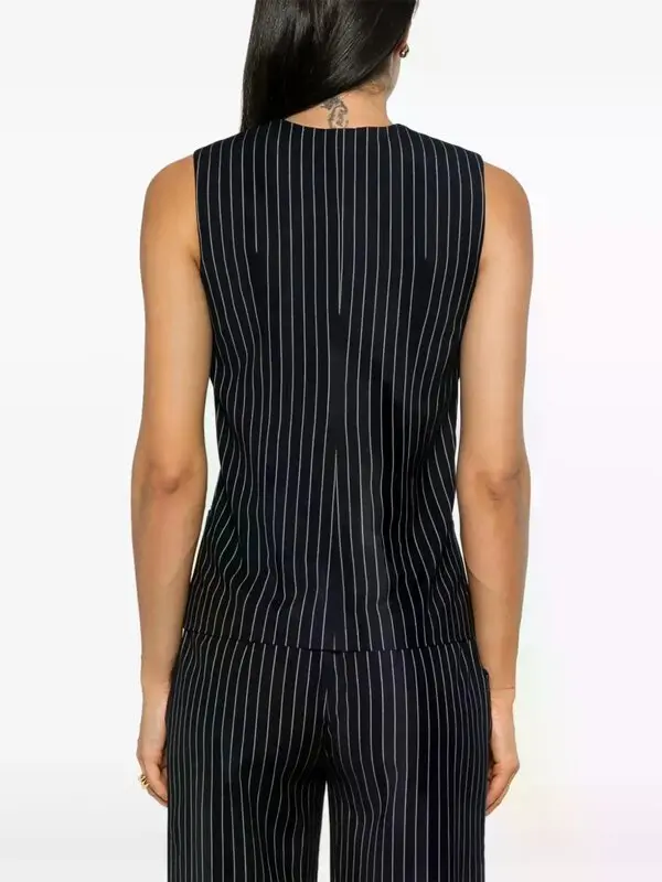 MITILIANE COUTURE Pinstriped Vest