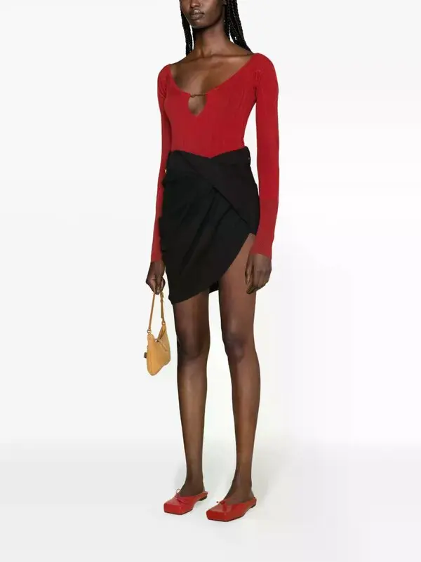 Jacquemus La Jupe Asymmetric Miniskirt
